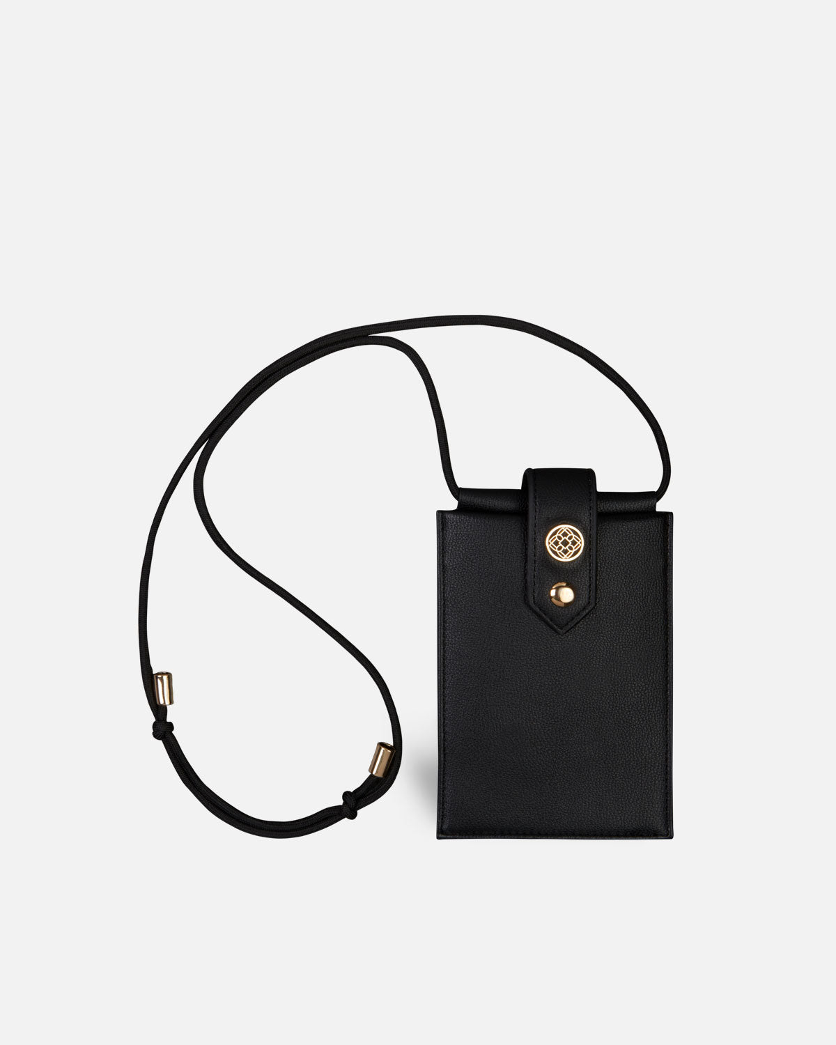 Black Mobile Case with Zipper